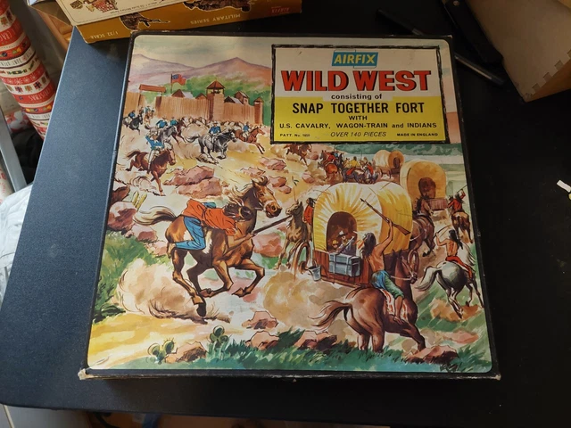 VINTAGE AIRFIX HO-OO SCALE WILD WEST 60's 1st ISSUE BOX £9.38 - PicClick UK