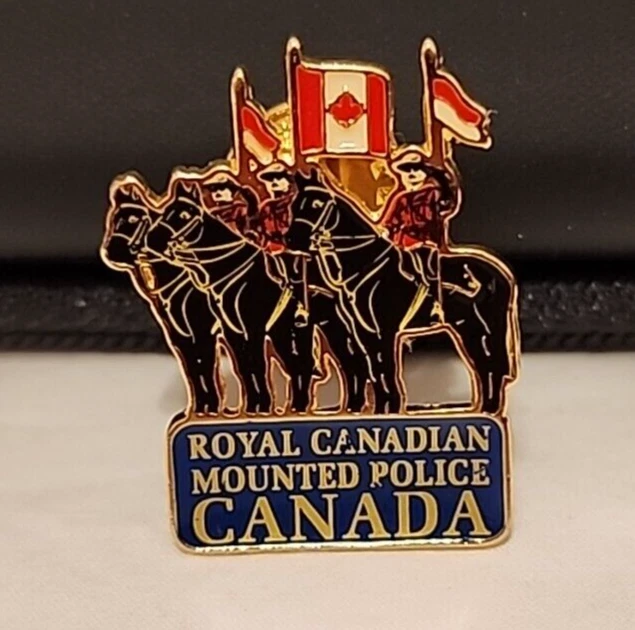 ROYAL CANADIAN MOUNTED Police RCMP Dept Law Enforcement Mounties Lapel ...