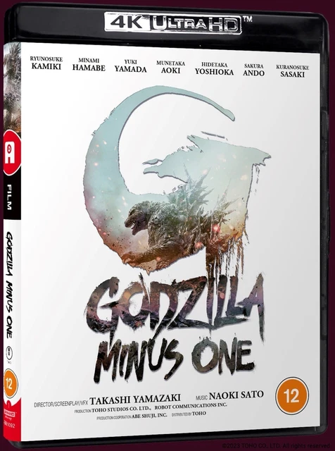 GODZILLA MINUS ONE 4K Remastered Uhd Blu-Ray Takashi Yamazaki 2023 New ...