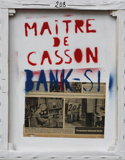 BANKSY MAÎTRE DE Casson Gemälde. James Rizzi, Hundertwasser, Andy ...