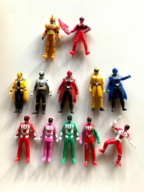 POWER RANGERS LUPINRANGER VS Patoranger Soft Vinyl Figure 12p Set 11cm ...