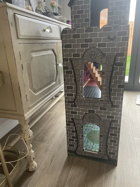 MONSTER MANSION HOUSE with Furniture £62.06 - PicClick UK