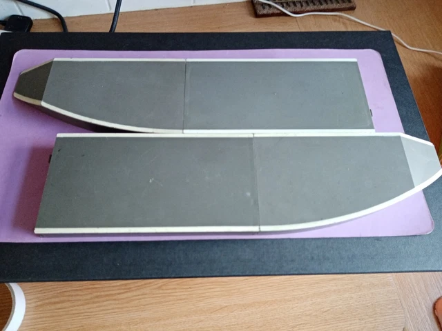 EARLY TRI-ANG `OO GAUGE` PLATFORM SET R63x2-R64L-R64R (USED CONDITION ...