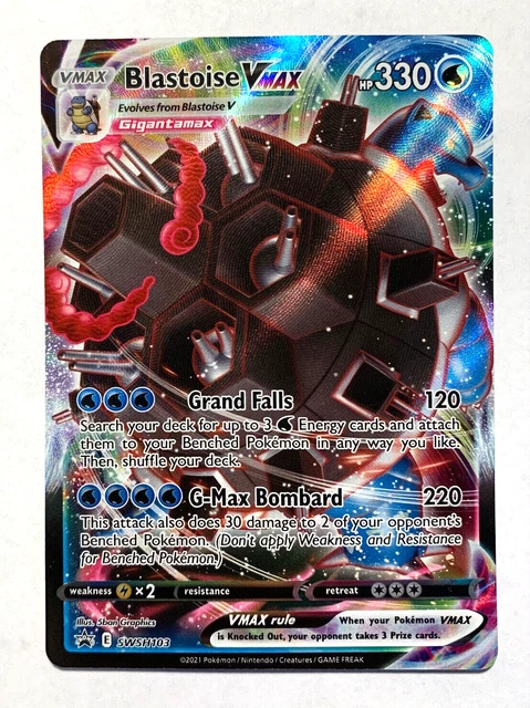 POKEMON - BLASTOISE VMAX - BLACK STAR PROMO - SWSH103 - NM - NORMAL ...