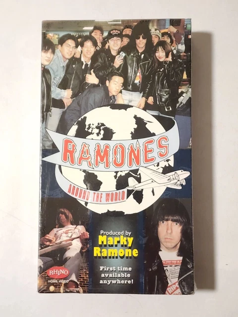 SEALED RAMONES AROUND The World Marky Ramone Vhs Tape 19980 Rhino Video ...
