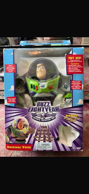 TOY STORY BUZZ Lightyear Original 1995 Boxed Thinkway Toys 1st Edition ...