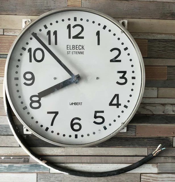 LAMBERT ELBECK ST Etienne horloge industrielle gare usine EUR 100,00 ...