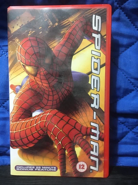 SPIDER-MAN (VHS) 2002 Big Box Tobey Maguire, Willem Dafoe, Kirsten ...