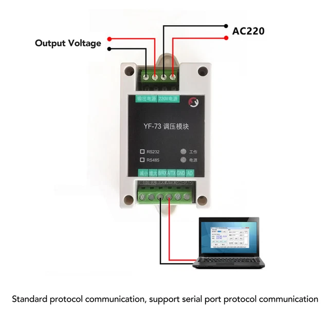 (RS485)VOLTAGE CONTROL BOARD 220V Efficient Button Adjustment Voltage Control $26.65 - PicClick AU