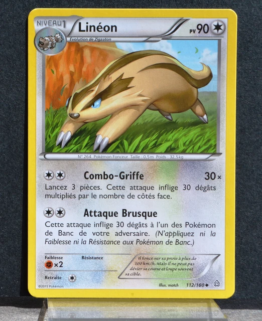 CARTE POKÉMON 112/160 Linéon Série XY05 - Primo Choc NEUF FR EUR 3,20 ...