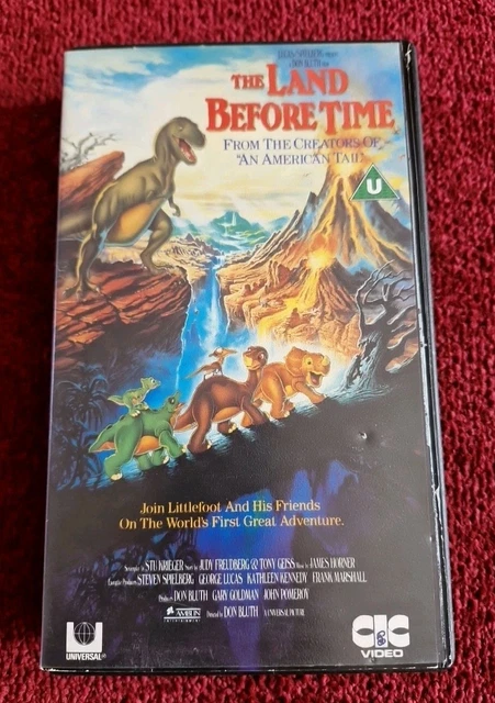 ORIGINAL CLASSIC THE Land Before Time VHS 1988, Vintage Collectable ...