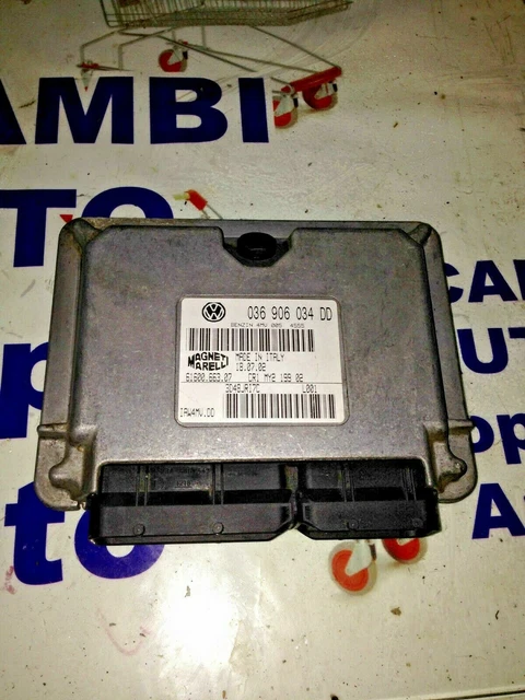 ECU MOTEUR ENGINE ECU VW Polo 1.4 Ibiza Code: 036906034DD/IAW4MV.DD EUR ...