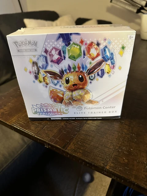 PRISMATIC EVOLUTIONS POKEMON Center Elite Trainer Box PC ETB SEALED ...