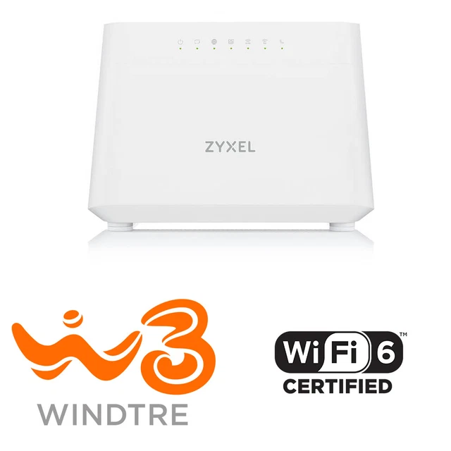 MODEM WINDTRE ZYXEL DX3301-T0 FWA WIND 3 Tre Router WiFi 6 FTTC AX1800 ...