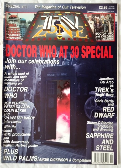 TV ZONE MAGAZINE of Cult Television Special #11, Dec 1993, Doctor Who ...