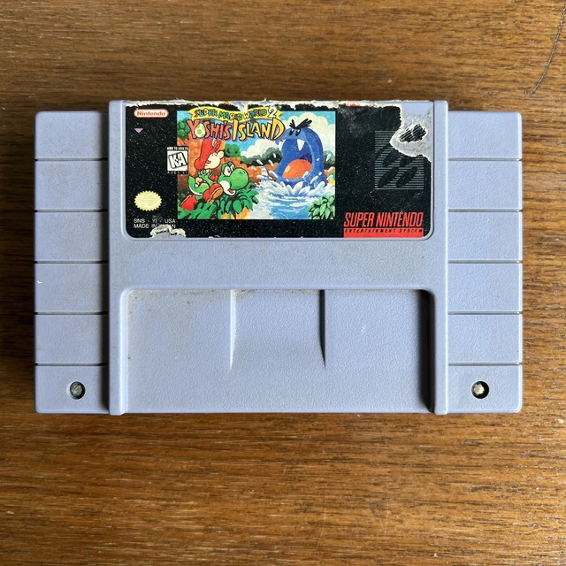 SUPER MARIO WORLD 2 Yoshi's Island 1995 Super Nintendo SNES - Authentic ...