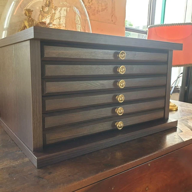 MEUBLE MÉDAILLER COLLECTION Monnaies Numismatique Rangement Exposition ...