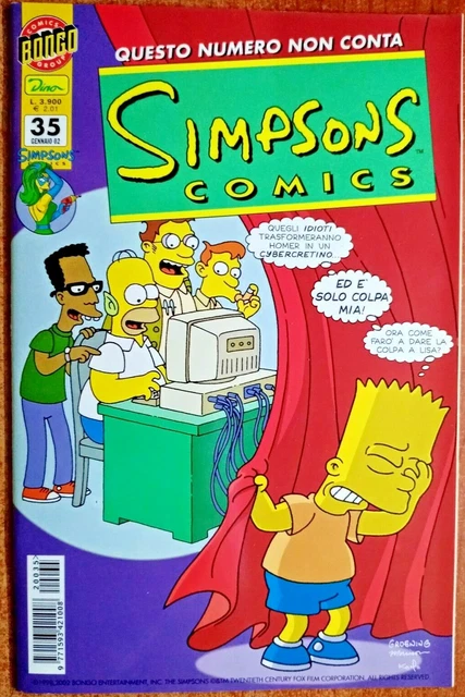SIMPSON COMICS ,FUMETTO Bongo -N.35-Del 2002-Rif.n.6977-New/Perfect EUR 8,99 - PicClick IT