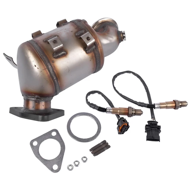 SET OF 2 Oxygen O2 Sensors & Catalytic Converter for Chevy Cruze Trax ...