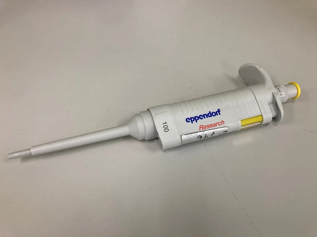 EPPENDORF RESEARCH 10-100UL pipette pipet adjustable volumetric single ...