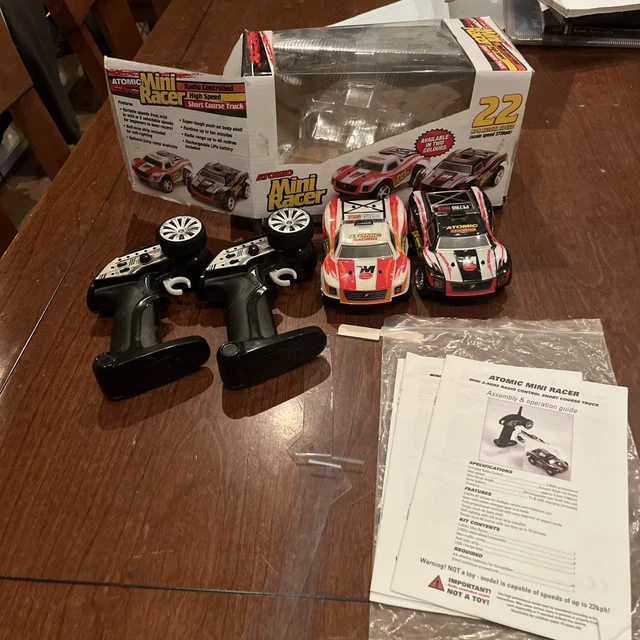 RC ATOMIC MINI Racer Cars & Controllers-For Parts, Spares & Repairs £10 ...
