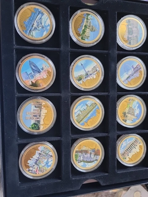 THE ICONIC NUMISPROOF ICONIC LANDMARKS OF LONDON COIN COLLECTIONq £100. ...