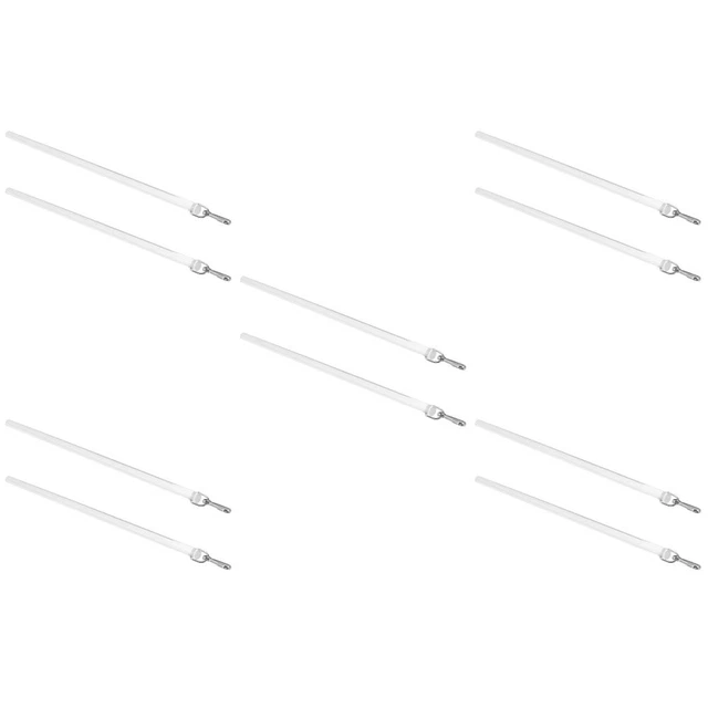 5 PCS GARDINENZUGSTANGEN Für Vorhang-Zugstab Hängend Automatisch ...