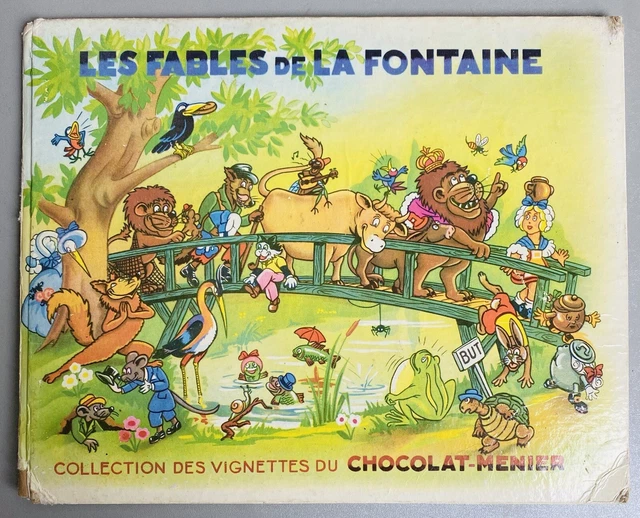 ALBUM VIGNETTES - LES FABLES DE LA FONTAINE n°1 Chocolat MENIER - 1960 ...