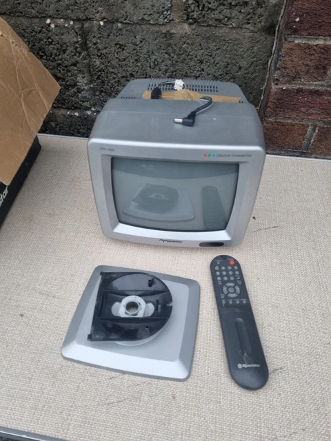 ROADSTAR 10& INCH Portable Colour CRT Cube TV | Retro Gaming Television ...