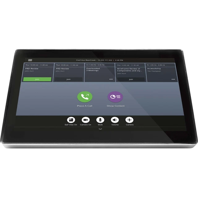 POLYCOM REALPRESENCE TOUCH Console 10” Touchscreen Poe Ethernet 3668 ...