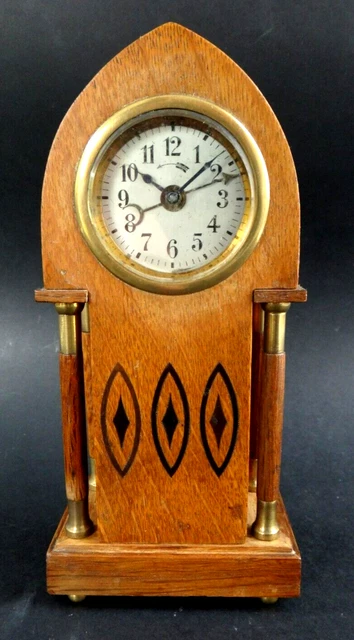 ANCIENNE PENDULETTE BORNE horloge pendule clock EUR 71,79 - PicClick FR