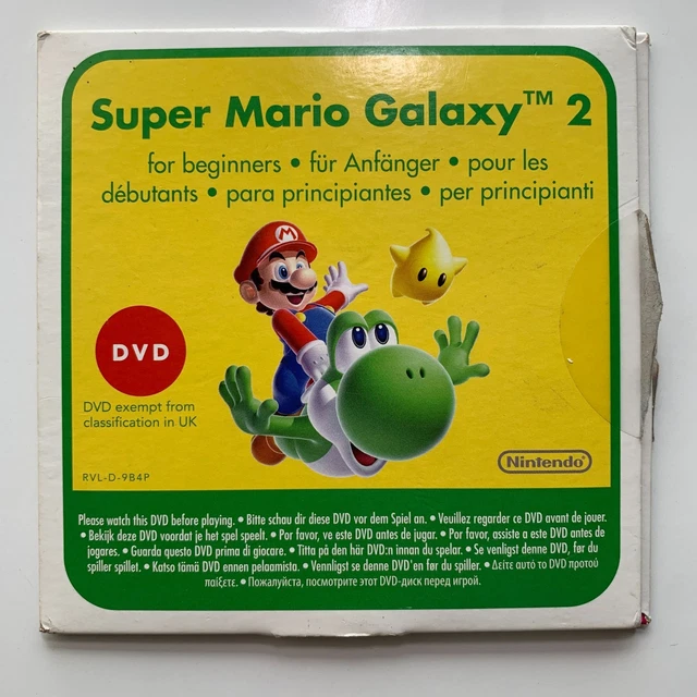 NINTENDO SUPER MARIO Galaxy 2 For Beginners DVD, Paper Sleeve (Super ...