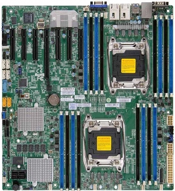 SUPERMICRO X10DRH-CT LGA2011 E-ATX Server Motherboard Intel C612 ...