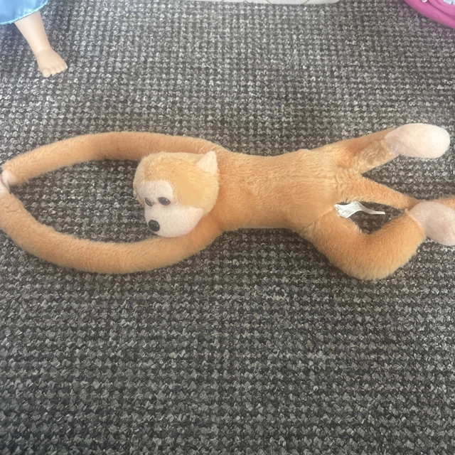 MONKEY HUGGABLE TEDDY Attaches With attachable Hands Excellent £3.29 ...