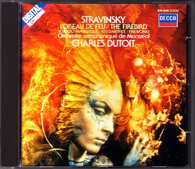 CHARLES DUTOIT: STRAVINSKY L'Oiseau de feu Scherzo fantastique Firebird ...