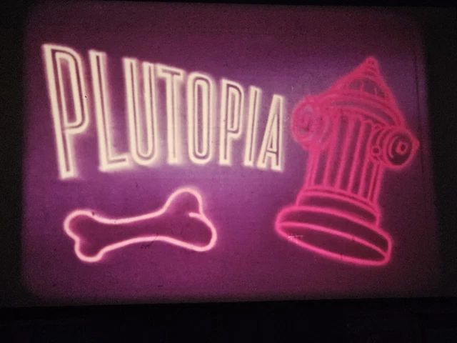 16MM DISNEY'S PLUTOPIA Cartoon ..fuji Color..no Splices! £33.38 ...