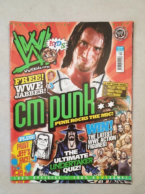 WWE KIDS MAGAZINE Issue 12 August 2009 Wrestling Magazine CM Punk The Undertaker £7.07 - PicClick UK