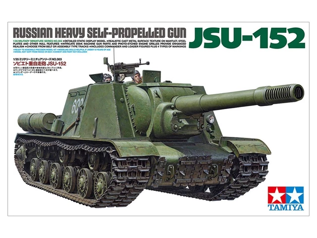 TAMIYA 35303, JSU-152 Russian Self-Propelled Gun - 1:35 Model Kit £39. ...