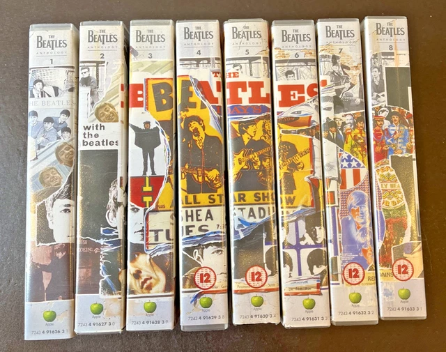 THE BEATLES ANTHOLOGY Complete Vhs Video Boxset Volumes 1-8 £11.12 - PicClick UK