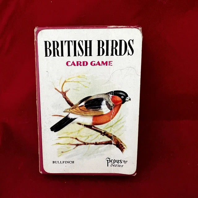 VINTAGE BRITISH WILD Birds card game by Pepys. 1968. £18.00 - PicClick UK