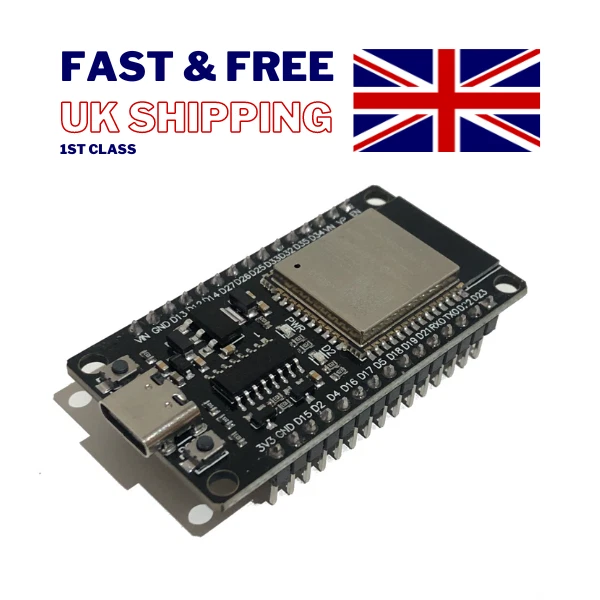 NODEMCU ESP32 WROOM-32 Type-C CP2102 Development Board Dual Core WiFi ...