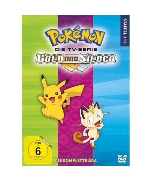 POKÉMON - DIE TV-Serie: Gold und Silber - Staffel 3-5 [20 DVDs] EUR 60 ...