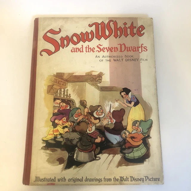 SNOW WHITE AND The Seven Dwarfs Walt Disney 1930s First English Edition ...