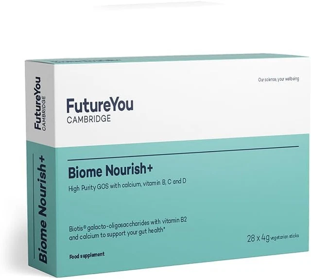 FUTUREYOU BIOME NOURISH+ Gut Health 28 Prebiotic Sachets Vegetarian £9.99 - PicClick UK