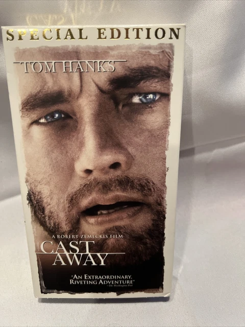 CAST AWAY (VHS, 2001, Special Edition), Vintage Collectible VHS, Tom ...