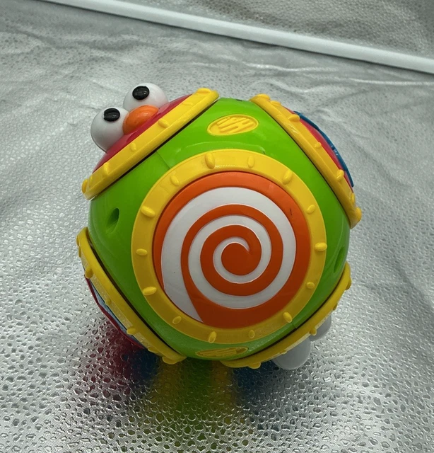 SESAME STREET SHAKE Giggle Roll Ball 2003 Mattel Toy Elmo Cookie ...