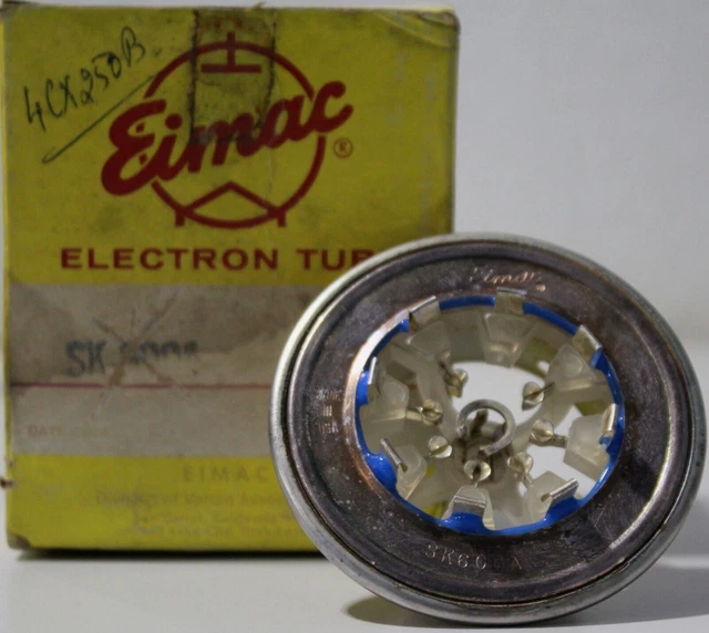 SK-600A EIMAC HAM Amp 7203 4CX250B Tube Socket £117.80 - PicClick UK