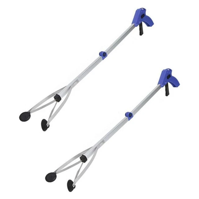 TELESCOPIC CLAW TRASH Garbage Picker Long Arm Extender Gripper Tool ...