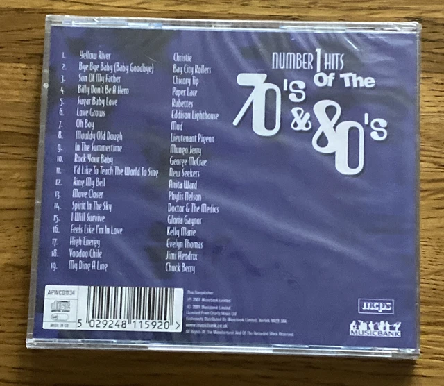 NUMBER 1 HITS Of The 70s & 80s - (CD Album) - Various Artists - (New ...