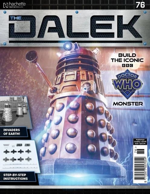 HACHETTE PARTWORKS - Build The Dalek Issue 76 - Preorder! UK Stock £9. ...
